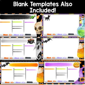Daily Agenda Template Daily Schedule Google Slides HALLOWEEN THEME - Etsy