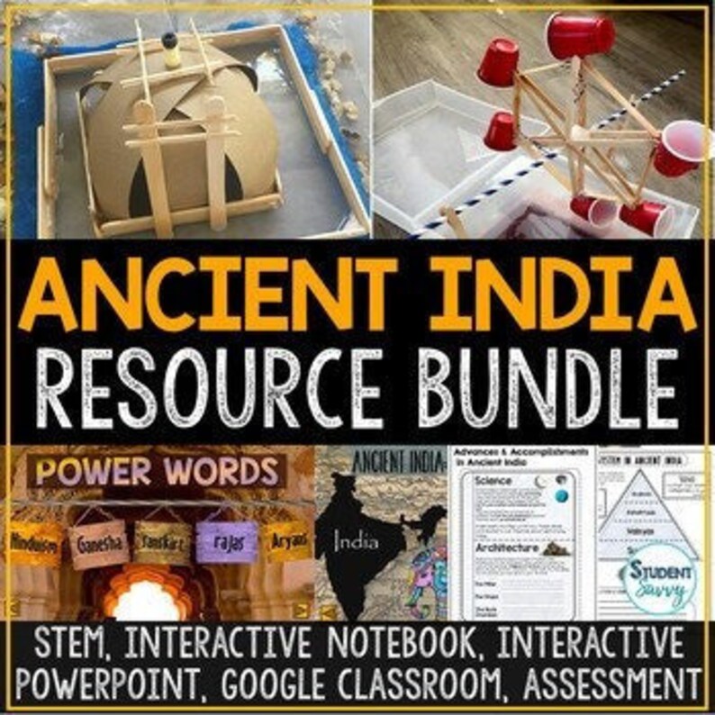 Ancient India Activities Bundle Indus Valley Civilization STEM Reading ...