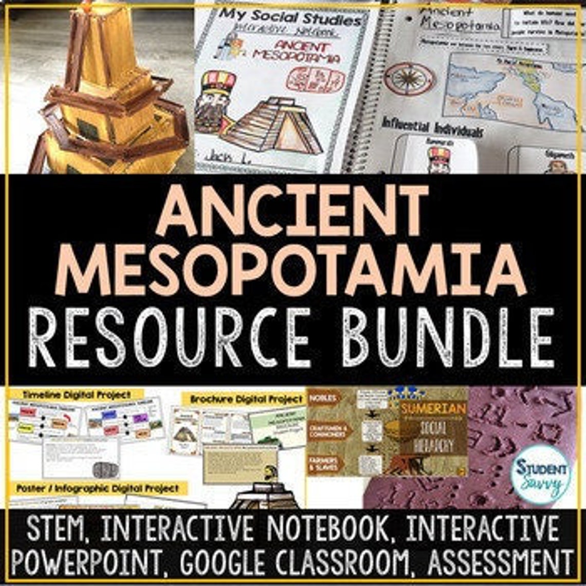 Ancient Mesopotamia Activities Resource Bundle - Curriculum Map ...