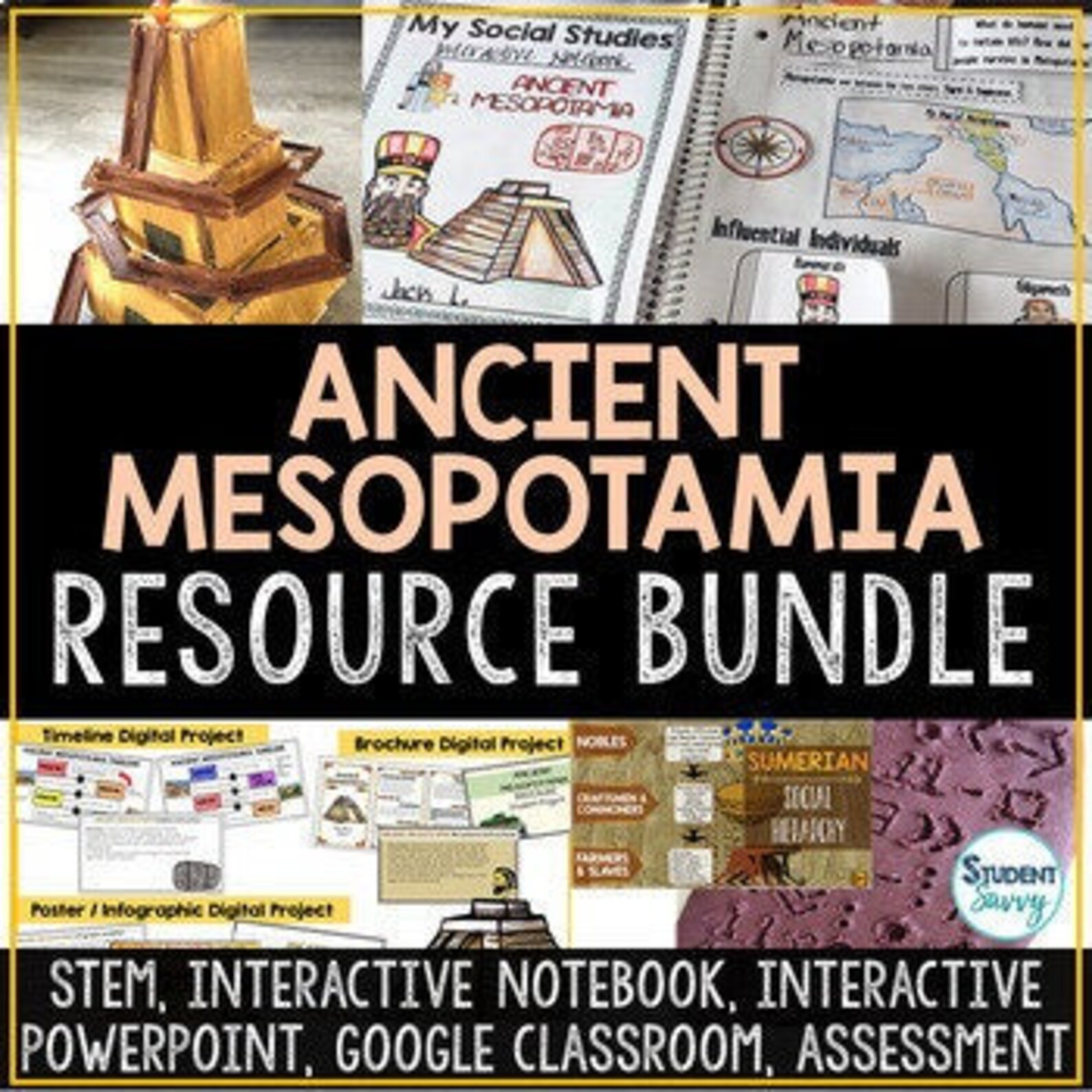 Ancient Mesopotamia Activities Resource Bundle - Curriculum Map ...