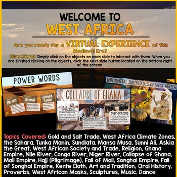 West Africa Powerpoint Google Slides Google Classroom Activities ...
