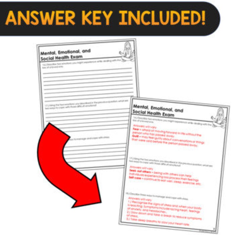 Mental Health Awareness Test | Social & Emotional Health Exam ...