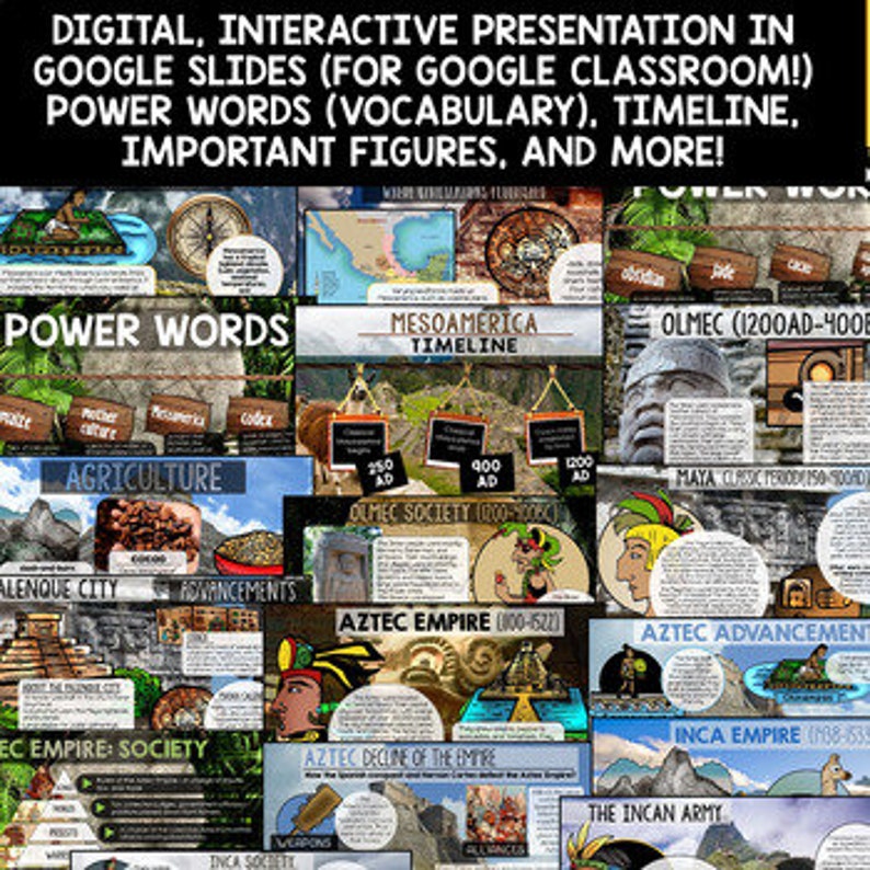Mesoamerica Google Classroom Olmec Aztec Inca | Mesoamerica Google ...