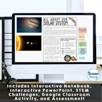 Space Activities Bundle Solar System Projects STEM Google Classroom ...