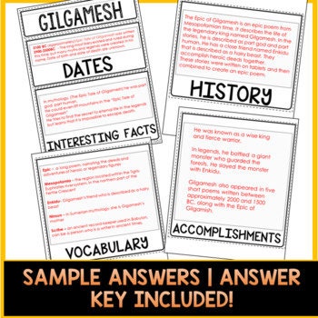 Ancient Mesopotamia Projects: Hammurabi Gilgamesh Flip Books Activities ...
