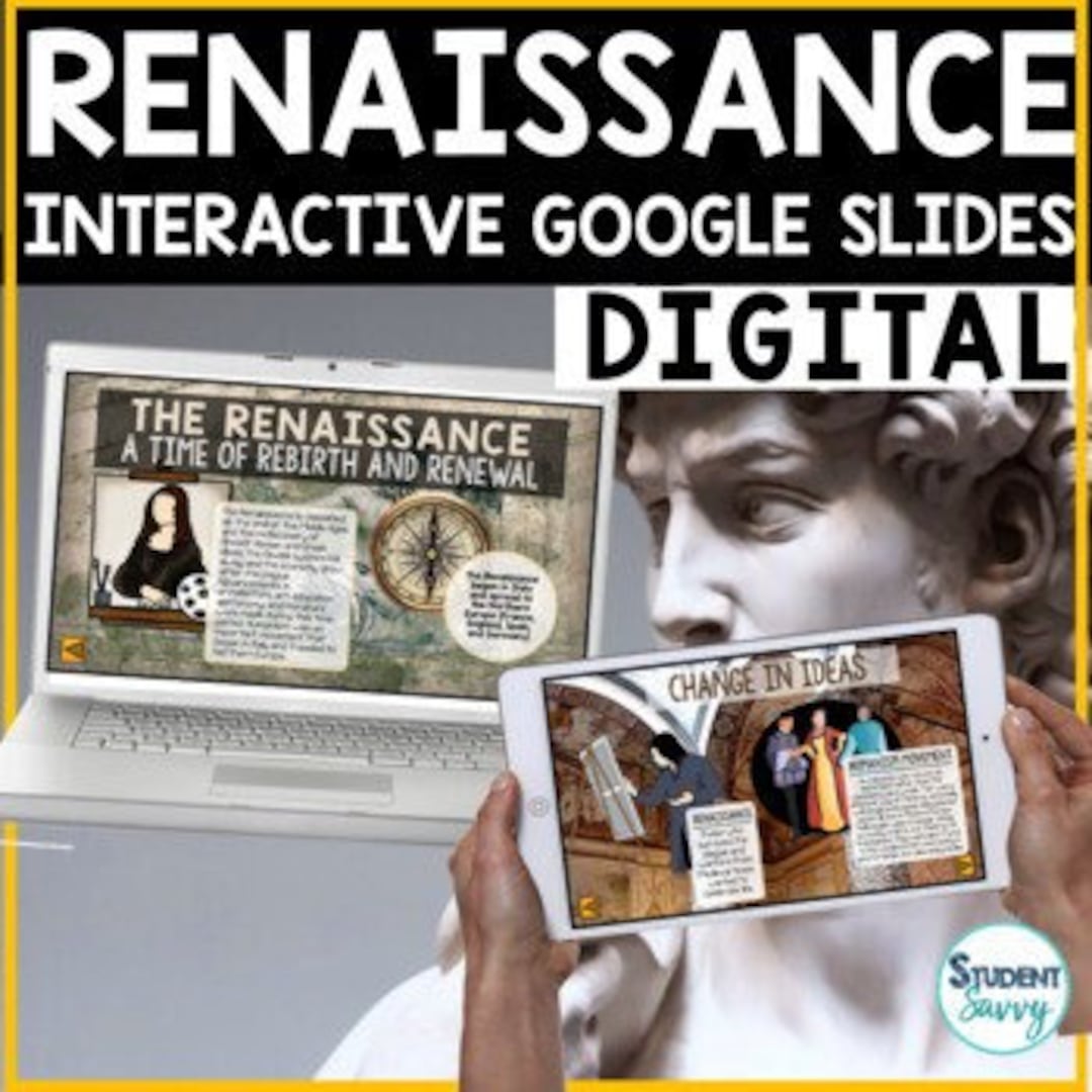 The Renaissance Google Classroom Renaissance Google Slides - Etsy