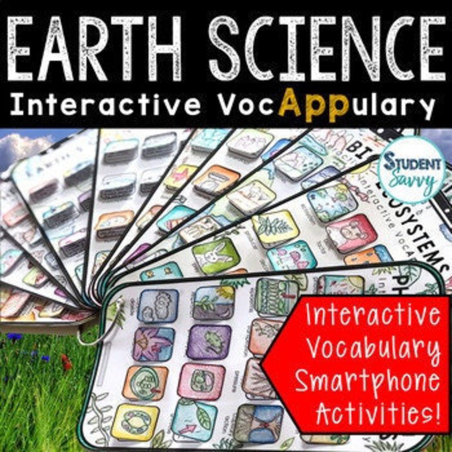 Earth Science Vocabulary Activities - Interactive Vocappulary™ - Etsy
