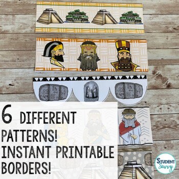 Ancient Mesopotamia Bulletin Board Kit Posters Borders Banners Maps ...