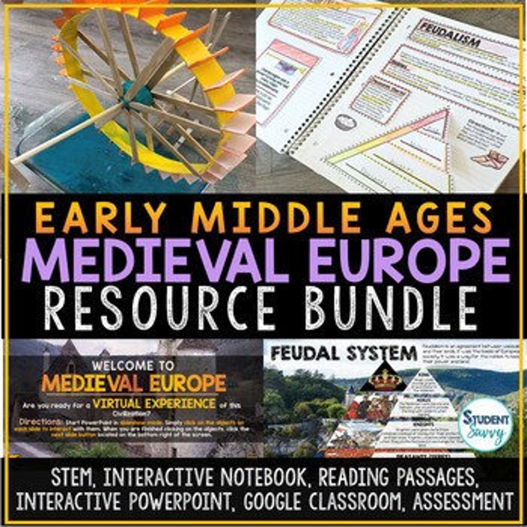 Early Middle Ages - Medieval Europe Activities Resource Bundle - Etsy