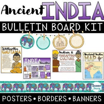 Ancient India Bulletin Board Kit | India Posters | Borders | Banners - Etsy