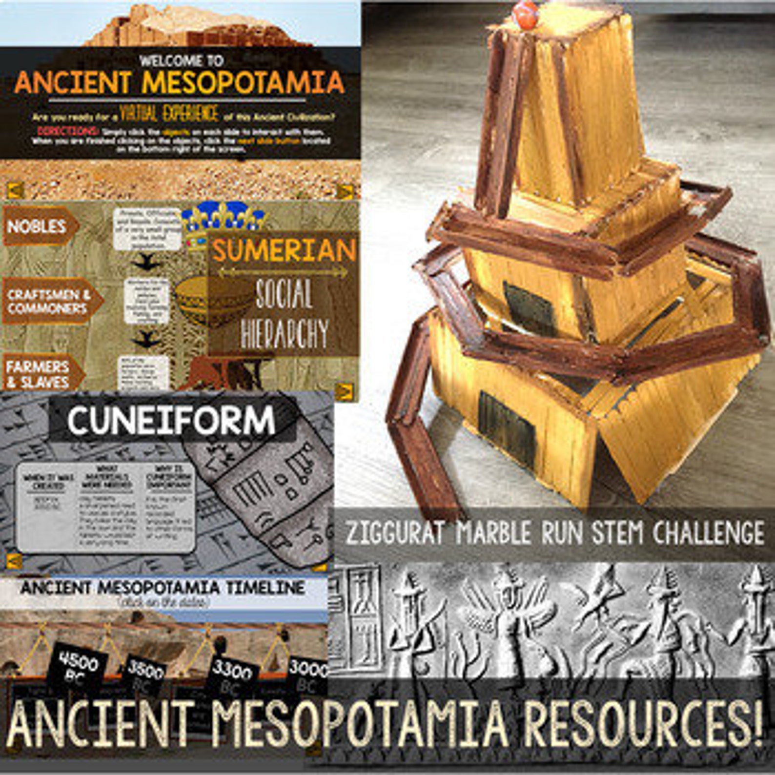 Ancient Mesopotamia Activities Resource Bundle - Curriculum Map ...