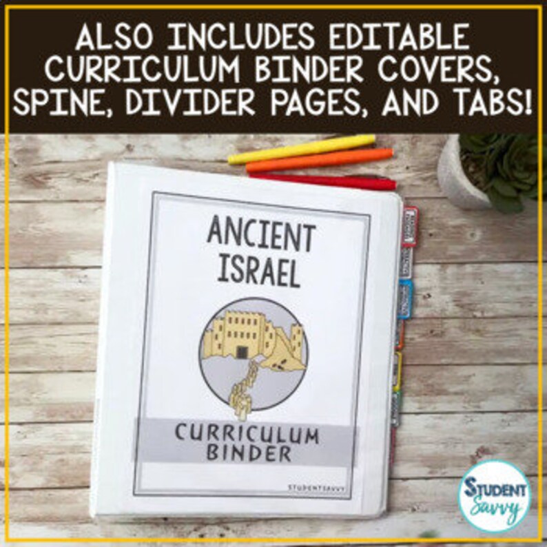 Ancient Israel Lesson Plans Templates Editable Google Docs Curriculum ...