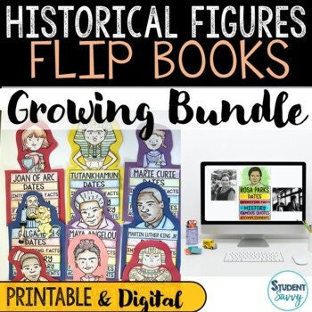 Important Historical Figures Flip Books Influential People Growing ...