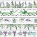 Lavender Eucalyptus Bulletin Board Borders Printable Eucalyptus ...