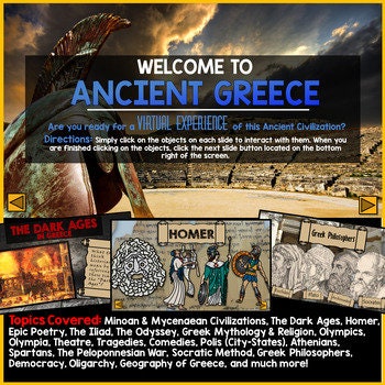 Ancient Greece Google Classroom Distance Learning | Greece Google ...