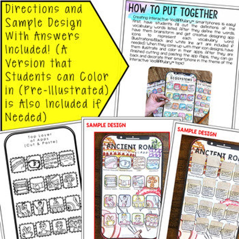 Ancient Rome Vocabulary Activity - Word Wall - Rome Interactive ...