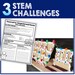 Winter STEM Activities Challenges - December STEM Snowglobe Gingerbread ...