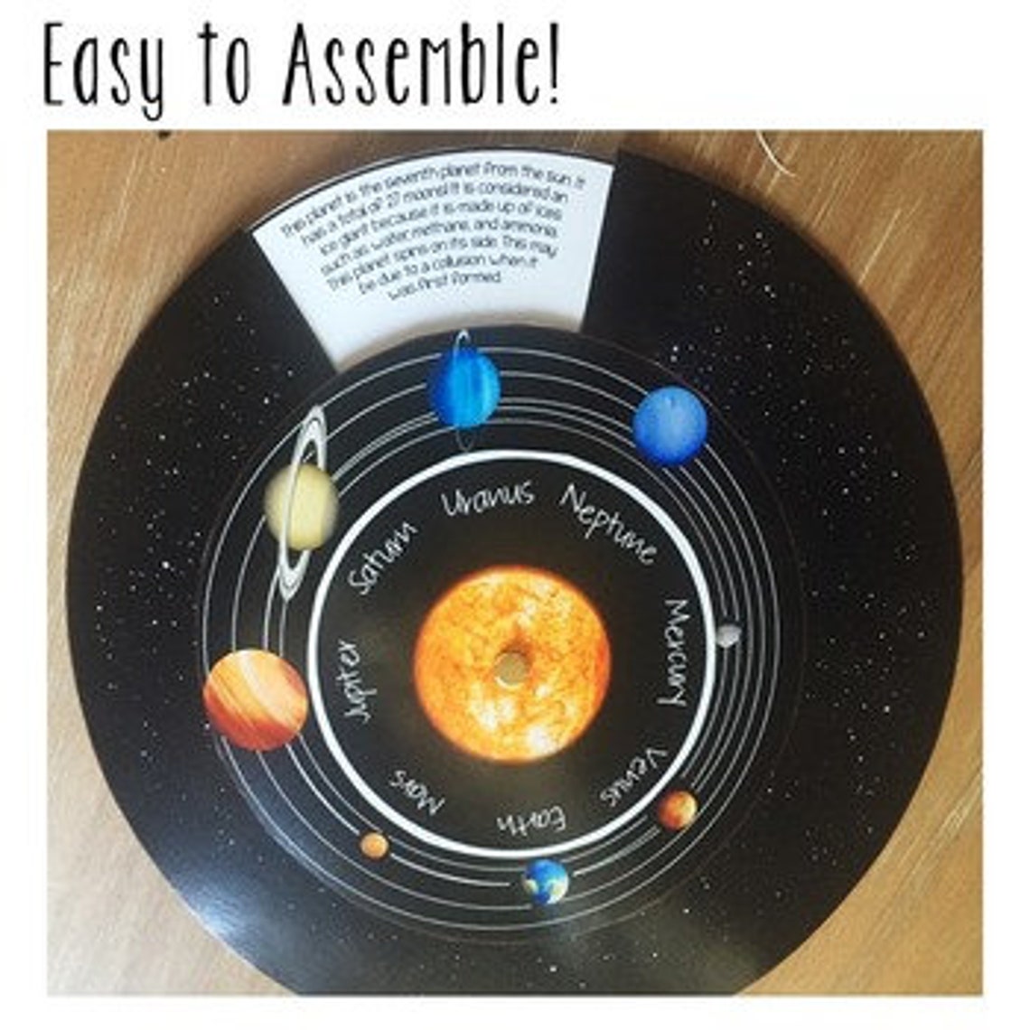 Planets Decoder Wheel - Solar System Unit - Etsy
