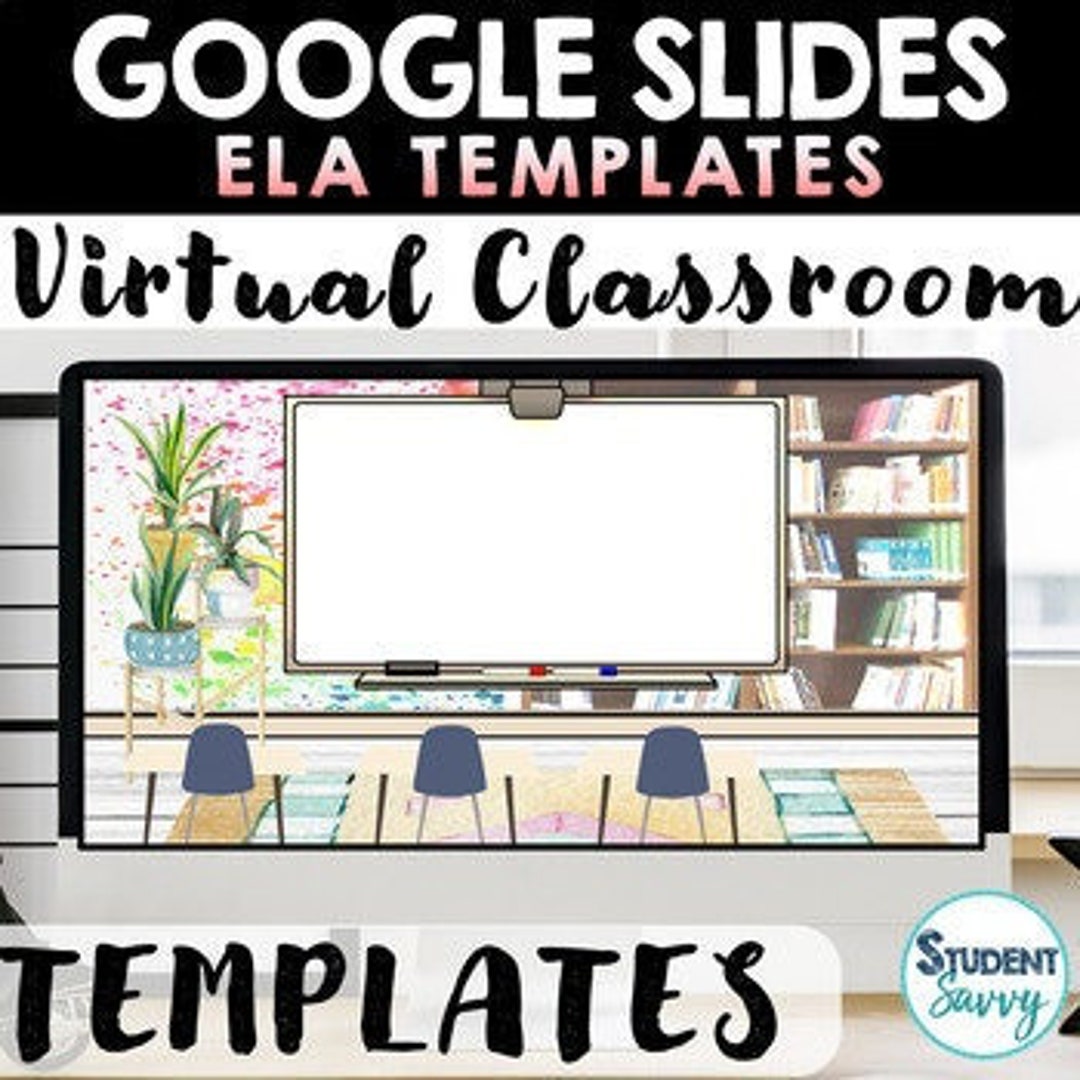 Google Slides Templates | ELA Distance Learning Digital Classroom - Etsy