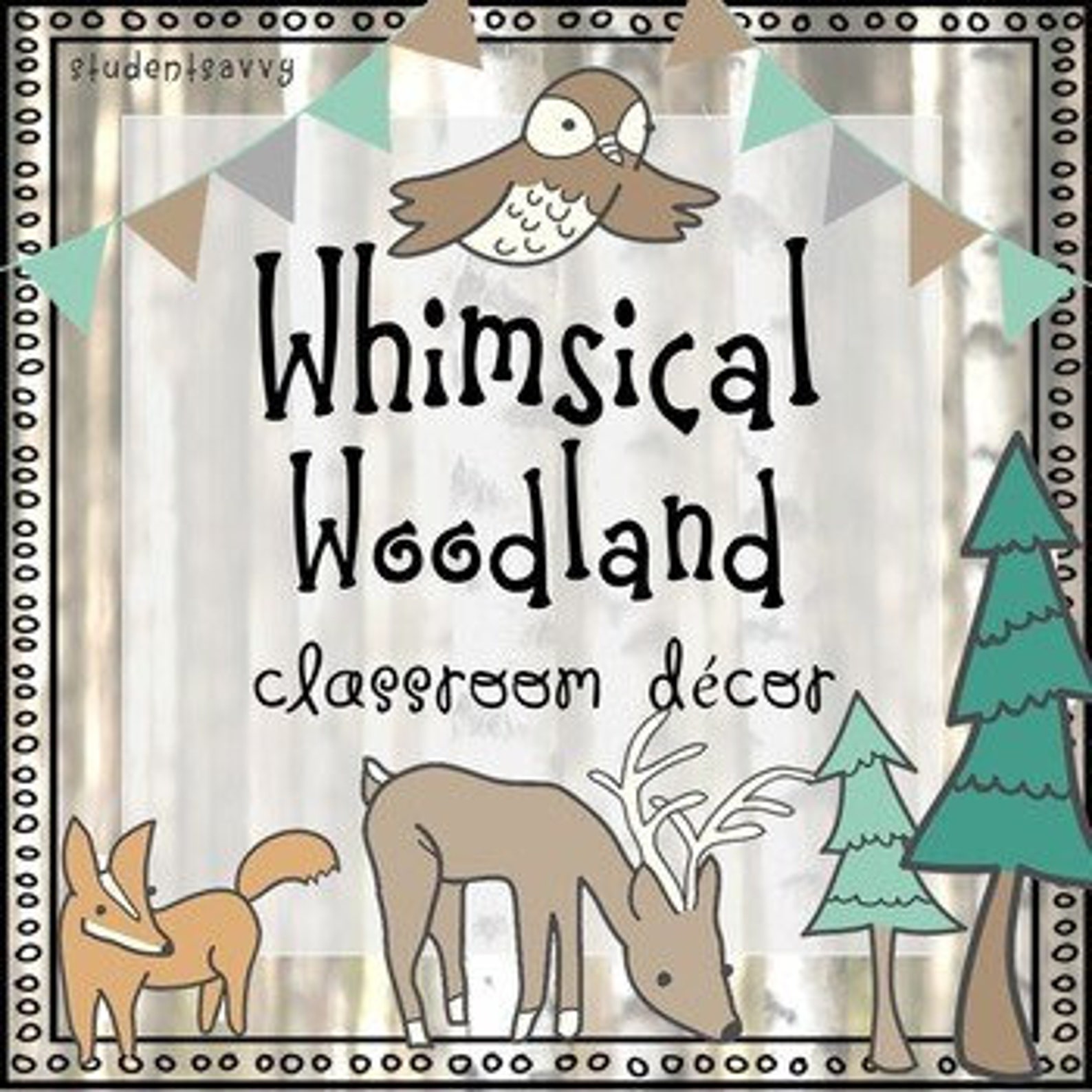 Woodland Classroom Decor (editable) | Woodland Animals Classroom Theme ...