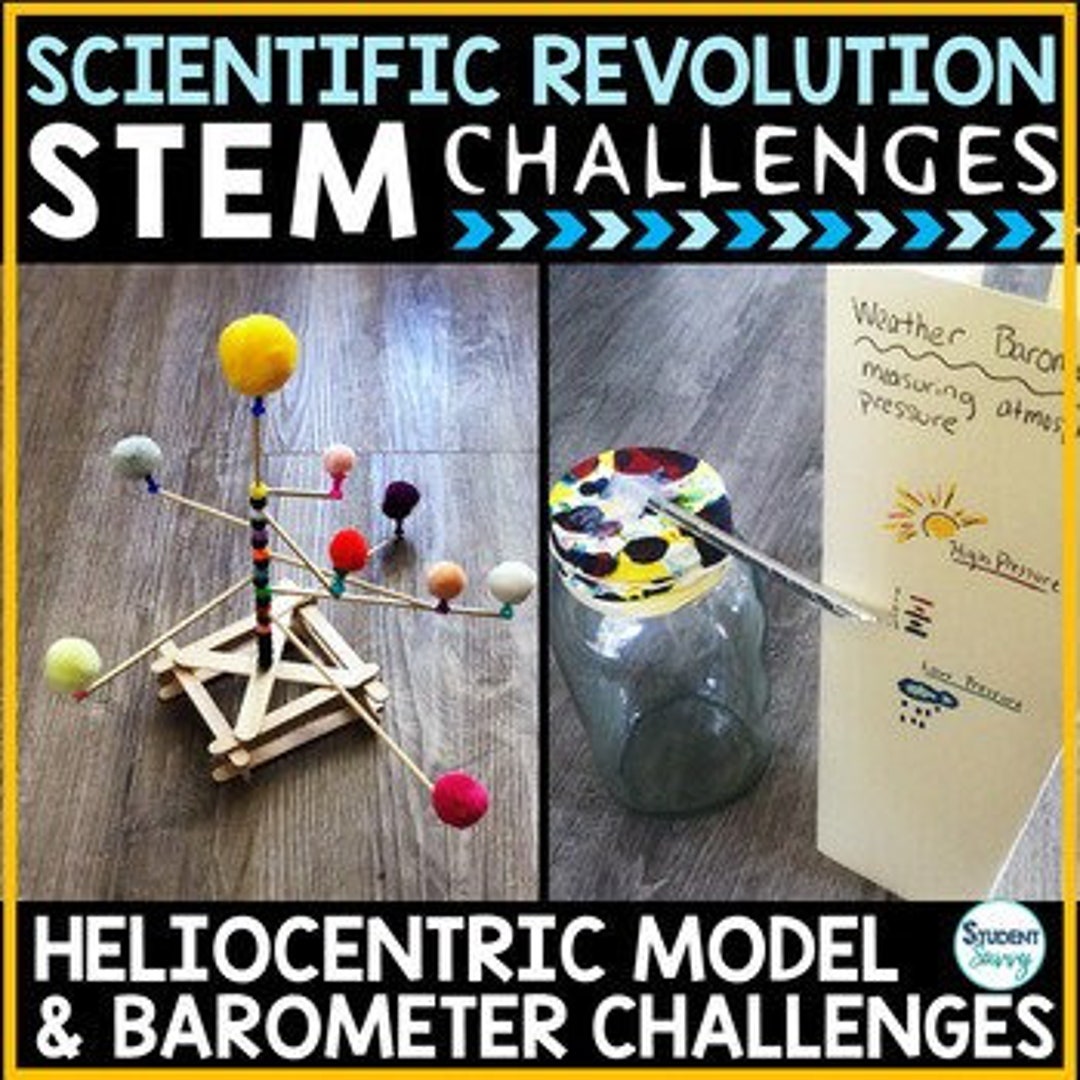 The Scientific Revolution STEM Challenges | Barometer STEM Activities ...