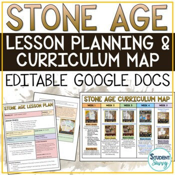 Stone Age Lesson Plans Templates Editable Google Docs Curriculum Guide ...