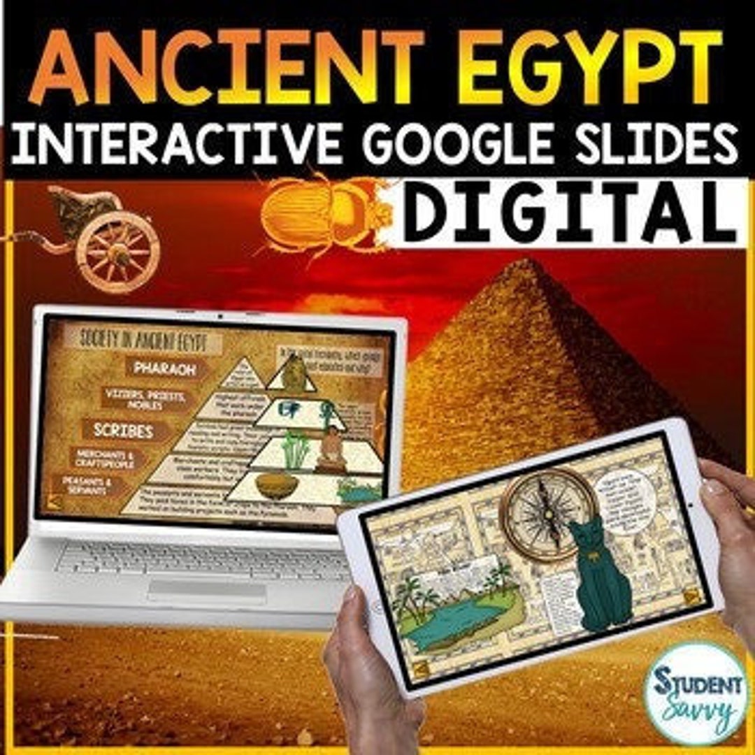 Ancient Egypt Google Classroom Distance Learning | Interactive Digital ...