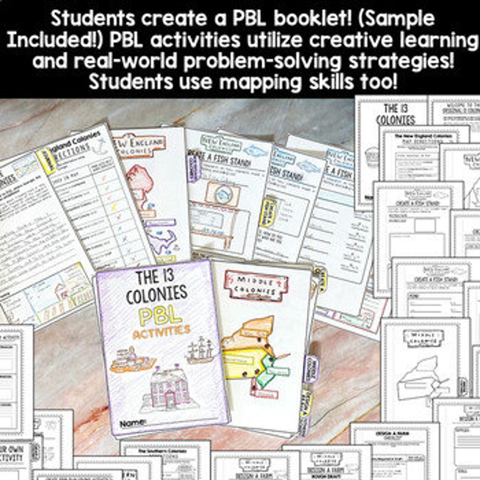 13 Colonies PBL and STEM Bundle | Project Based Learning - Etsy