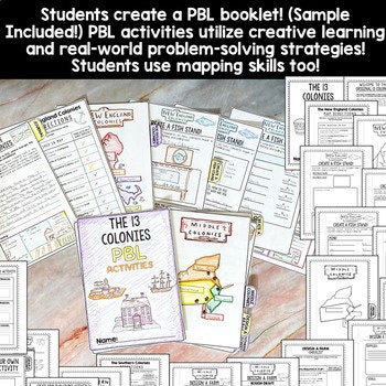 13 Colonies PBL and STEM Bundle | Project Based Learning - Etsy