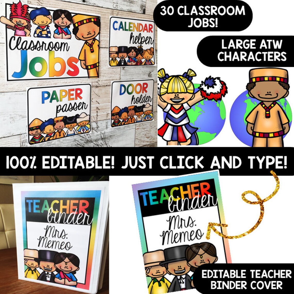 Classroom Decor Around the World Children - Etsy