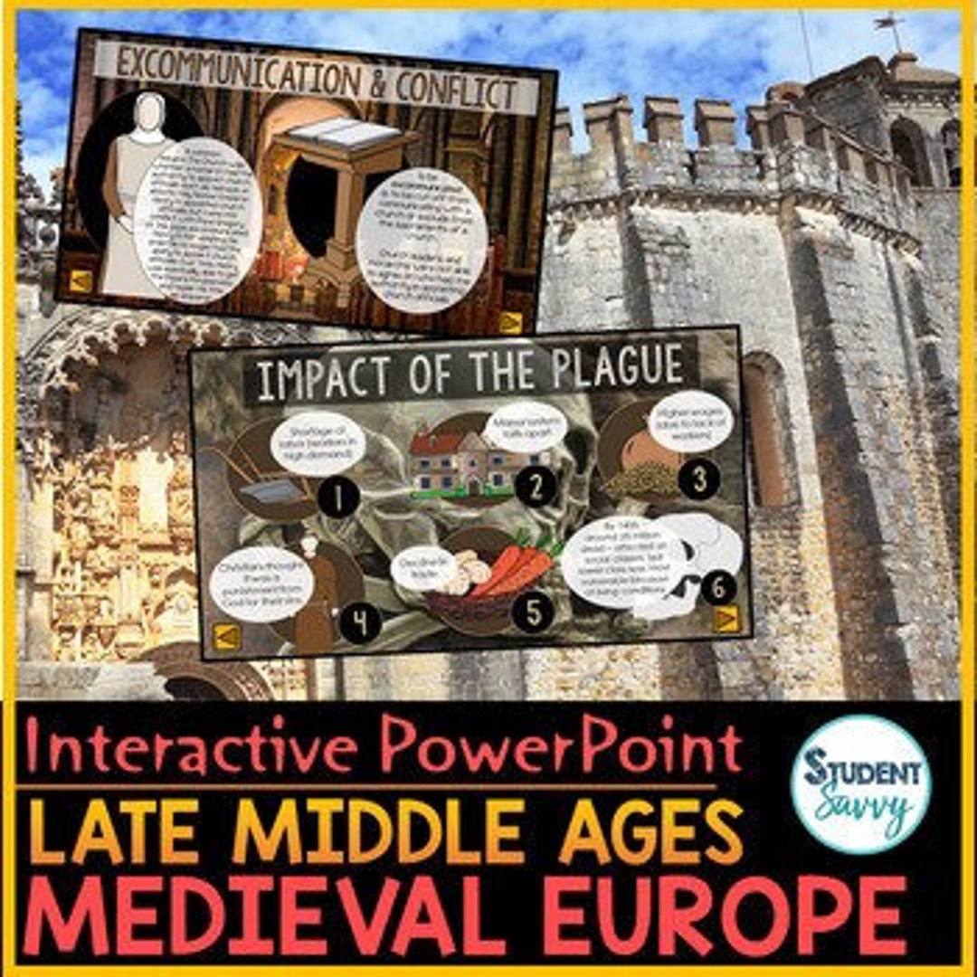 Medieval Europe - Late Middle Ages - Powerpoint & Interactive Google ...