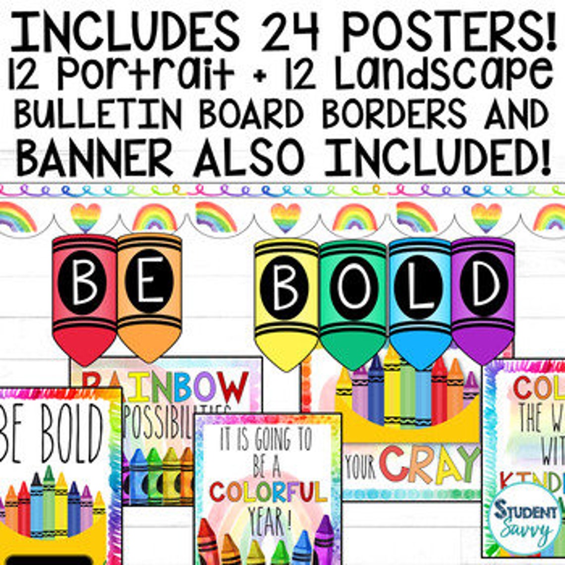 Back to School Bulletin Board Classroom Decor Printable - Etsy