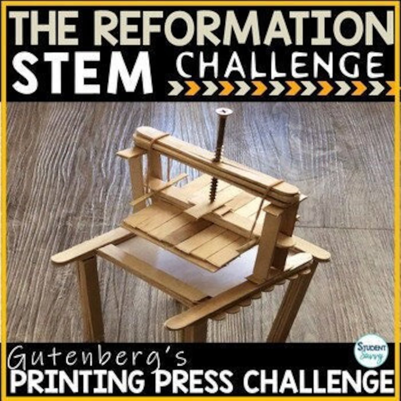 The Reformation STEM Challenge | Gutenberg Printing Press STEM Activity ...