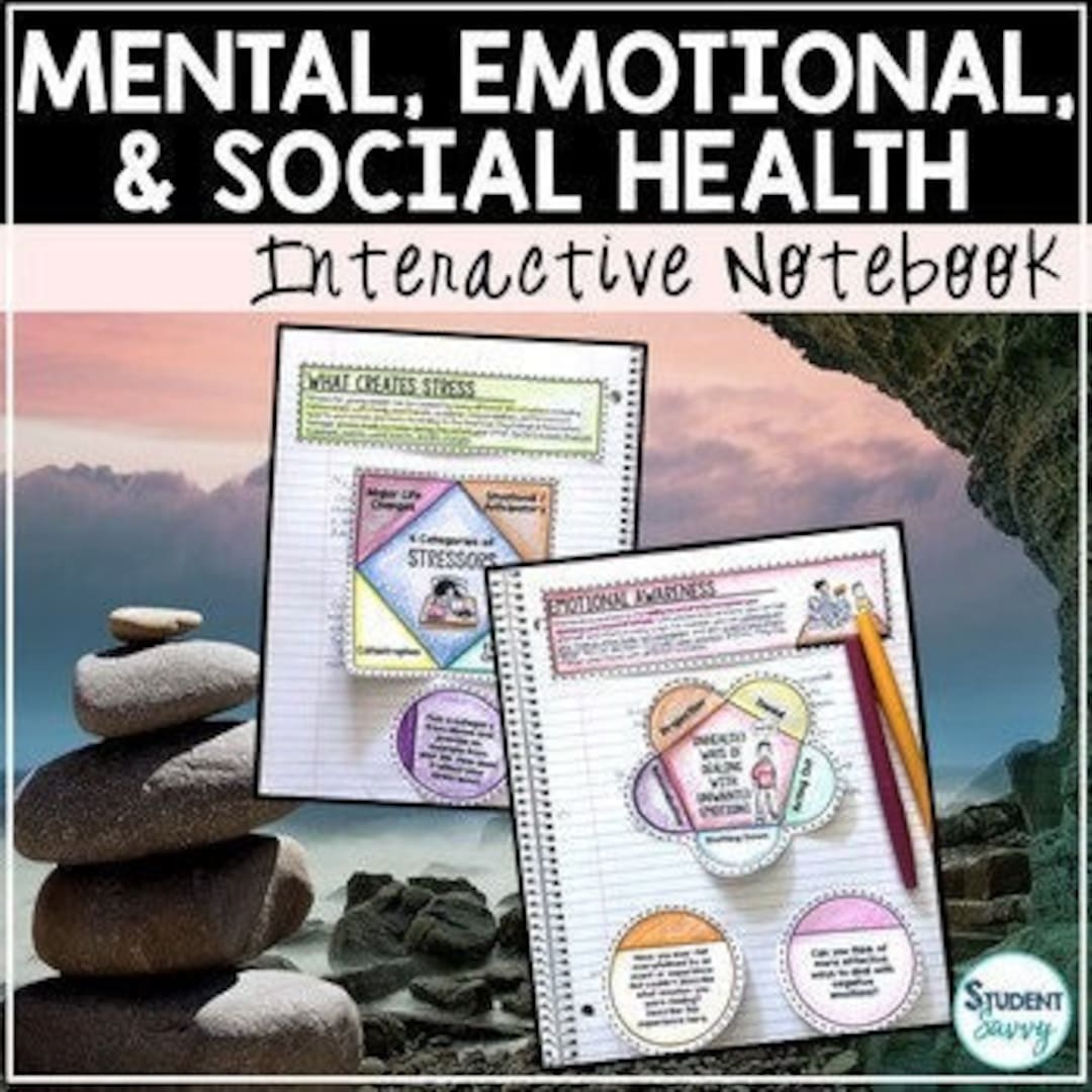 Mental Health Awareness Month Activities Interactive Notebook Check in ...