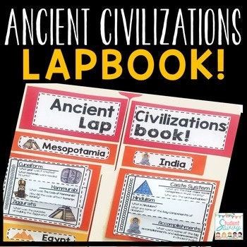 Ancient Civilizations Lapbook | Ancient History Timeline Printable ...