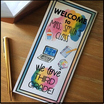 Open House Pamphlet Template - Watercolor - Etsy