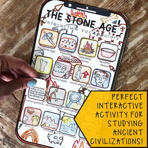 The Stone Age Interactive Vocappulary™ - Early Humans Vocabulary ...