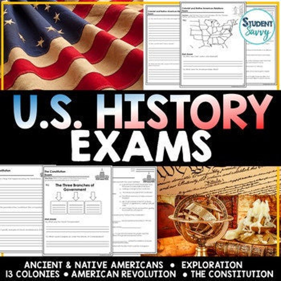 United States History Tests - US History Exams Bundle EOC Review - Etsy