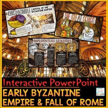 Byzantine Empire Powerpoint Google Slides Google Classroom Middle Ages ...