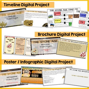 The Stone Age Projects for Google Classroom - Etsy