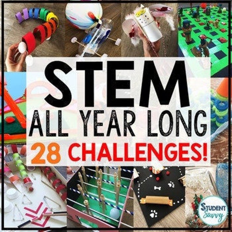 STEM Challenges STEM Activities All Year Curriculum - End of the Year ...