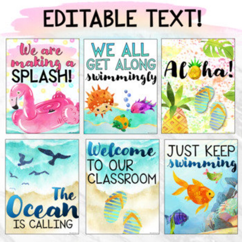 Summer Classroom Posters End of the Year Posters Summer Classroom Decor ...