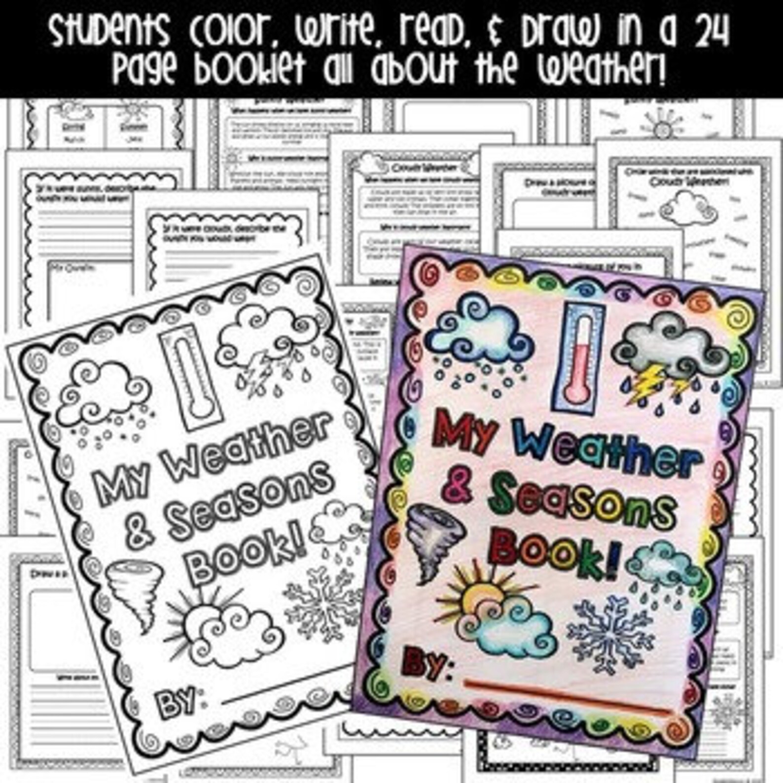 Weather & Seasons Book! - Etsy