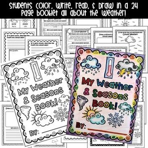 Weather & Seasons Book! - Etsy