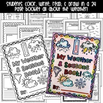 Weather & Seasons Book! - Etsy