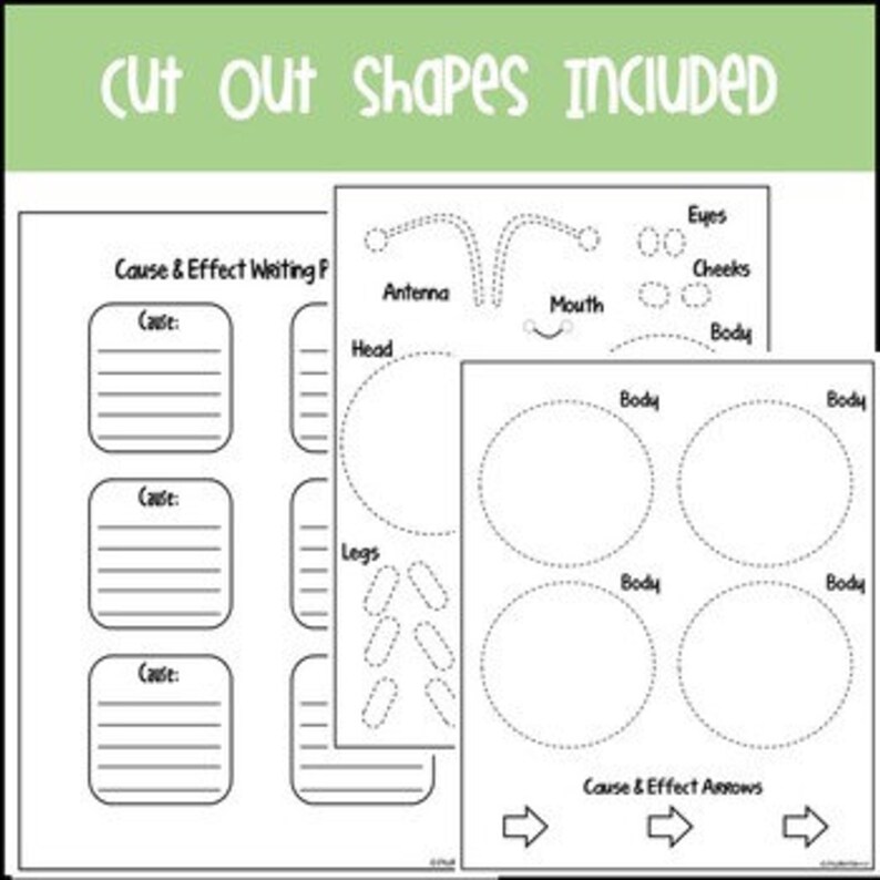 Cause & Effect Caterpillar Craftivity! - Etsy