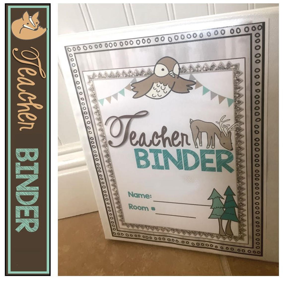 Woodland Teacher Binder 2019-2020 & Classroom Decor - Etsy