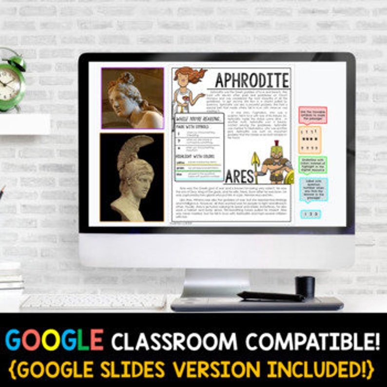 Greek Mythology Reading Comprehension Passages Greek Gods 6th Grade - Etsy