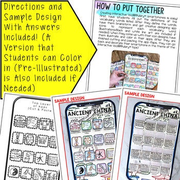 Ancient China Vocabulary Interactive Vocappulary™ Graphic Organizer ...