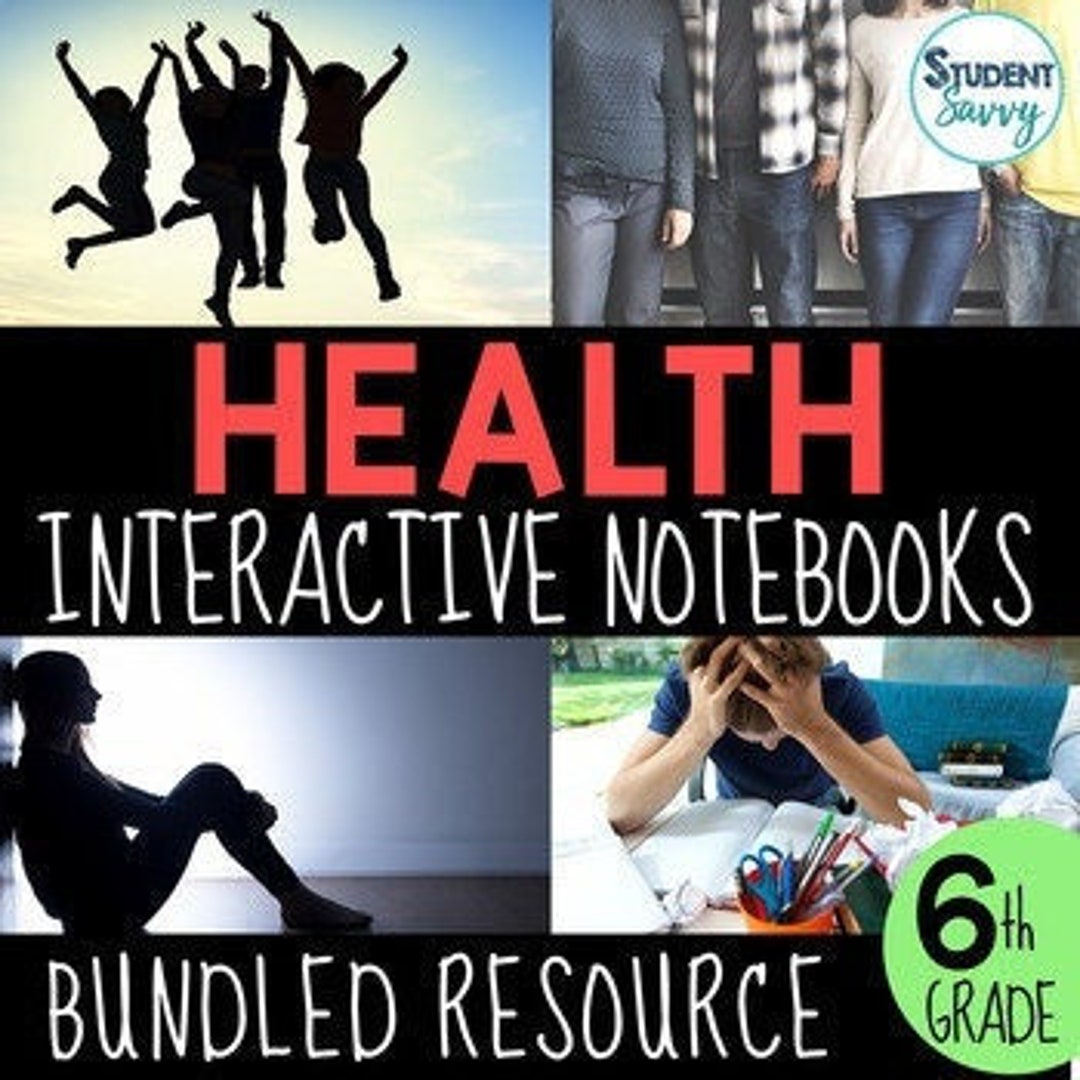Health Interactive Notebook Bundle - Middle School Health - 6th Grade ...